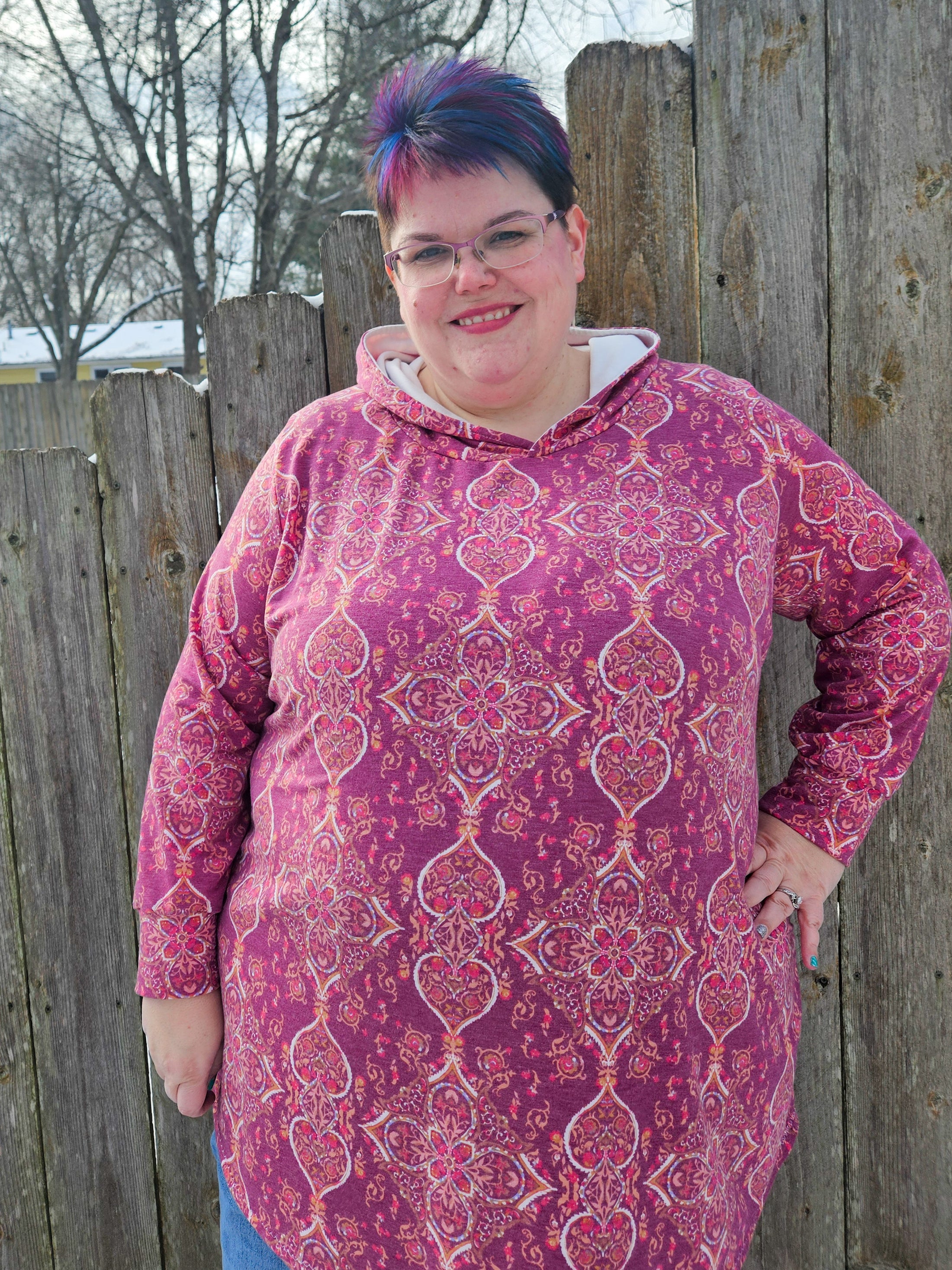 Rivet Patterns Henley Top View A